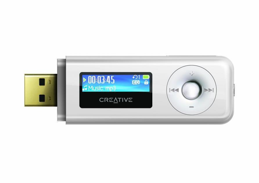 Creative MuVo T200 4GB White MP3 Player