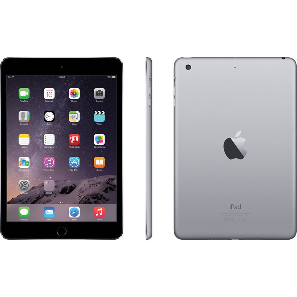 Apple iPad mini 3 A1600 7.9" Retina Display 16GB WiFi + 4G LTE UNLOCKED ...
