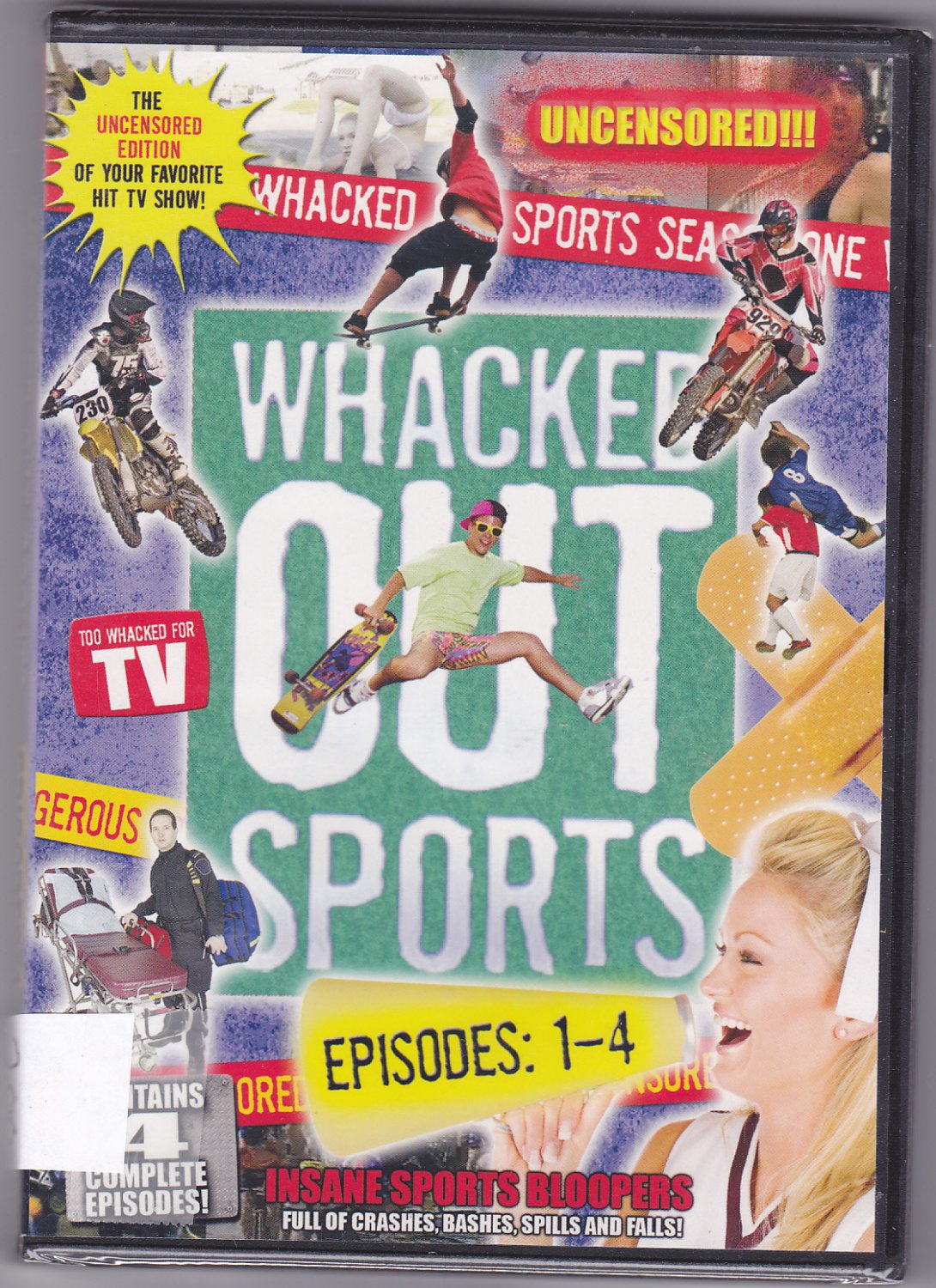 Whacked Out Sports Episodes 1-4 Uncensored DVD - Brand New