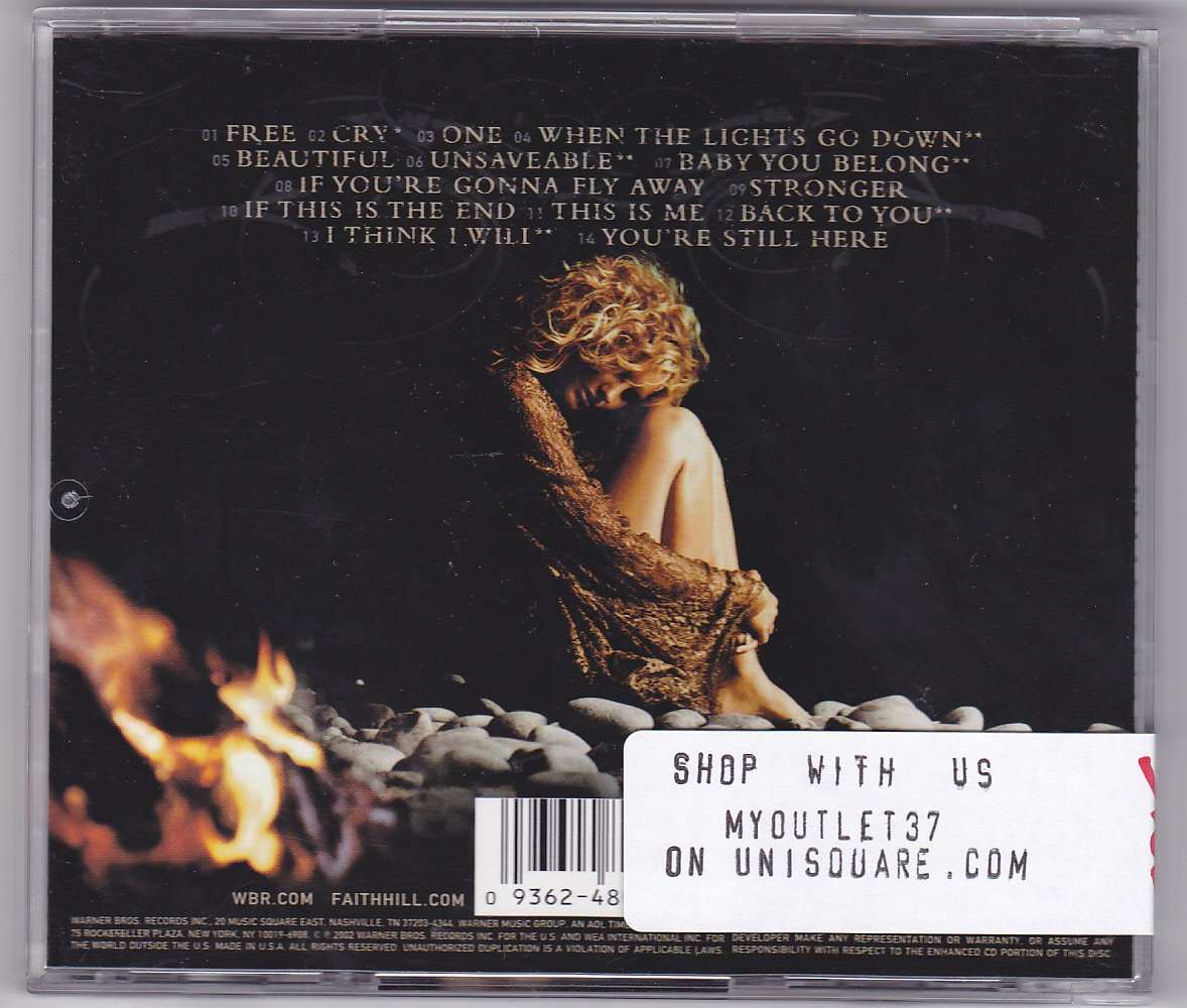 Cry by Faith Hill CD 2002 - Very Good
