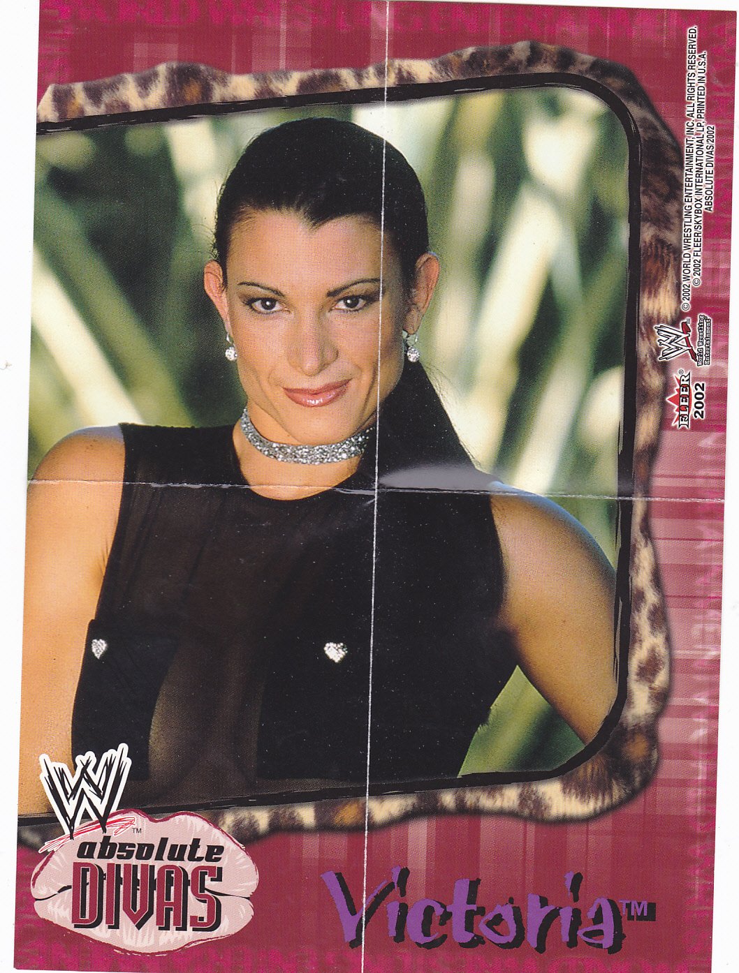 Victoria - WWE Absolute Divas 2002 Wrestling Mini Poster