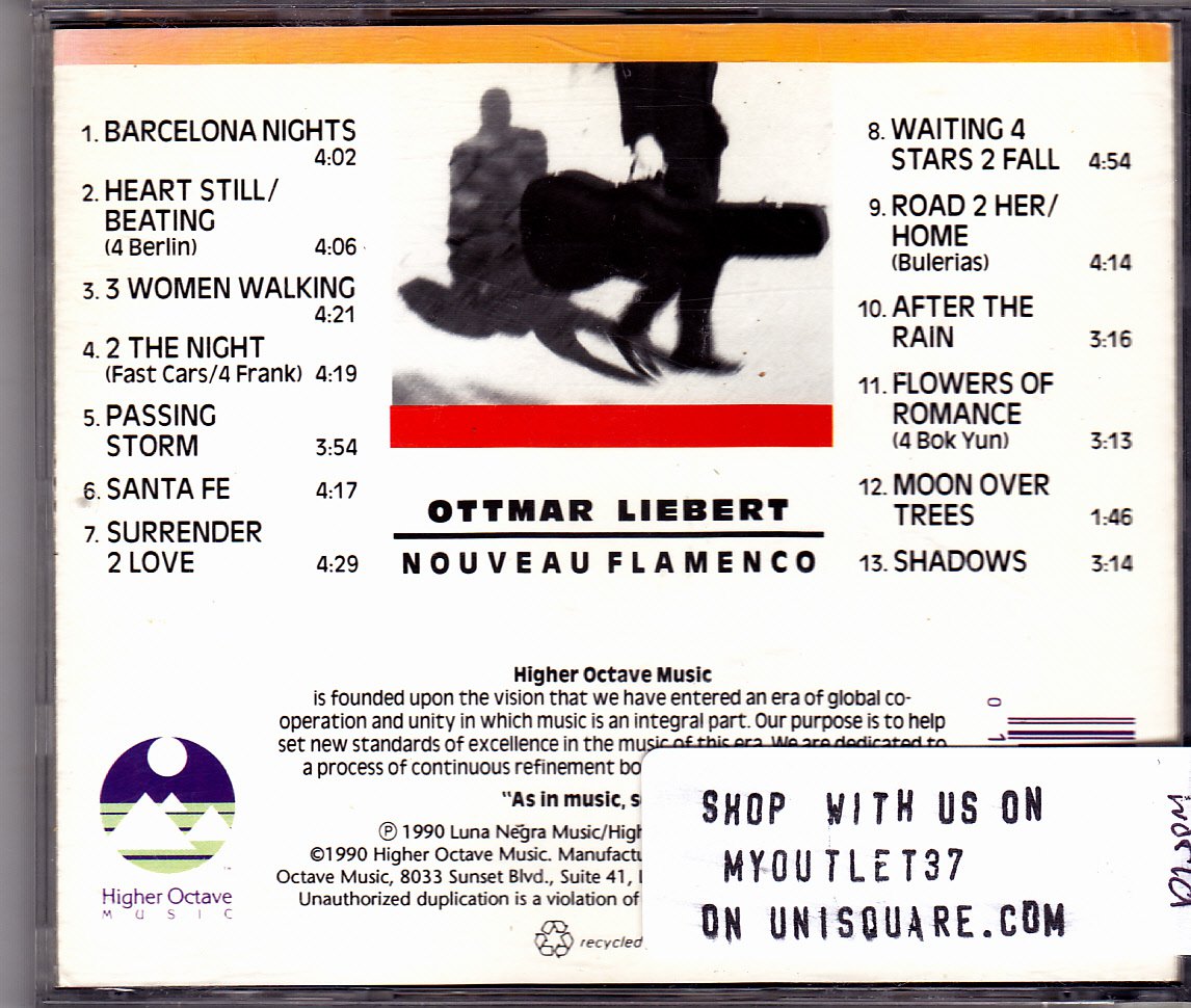 Nouveau Flamenco - Ottmar Liebert CD 1990 - Very Good