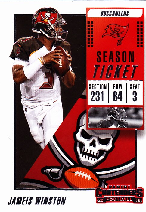 Jameis Winston #7 - Buccaneers 2018 Panini Football Trading Card