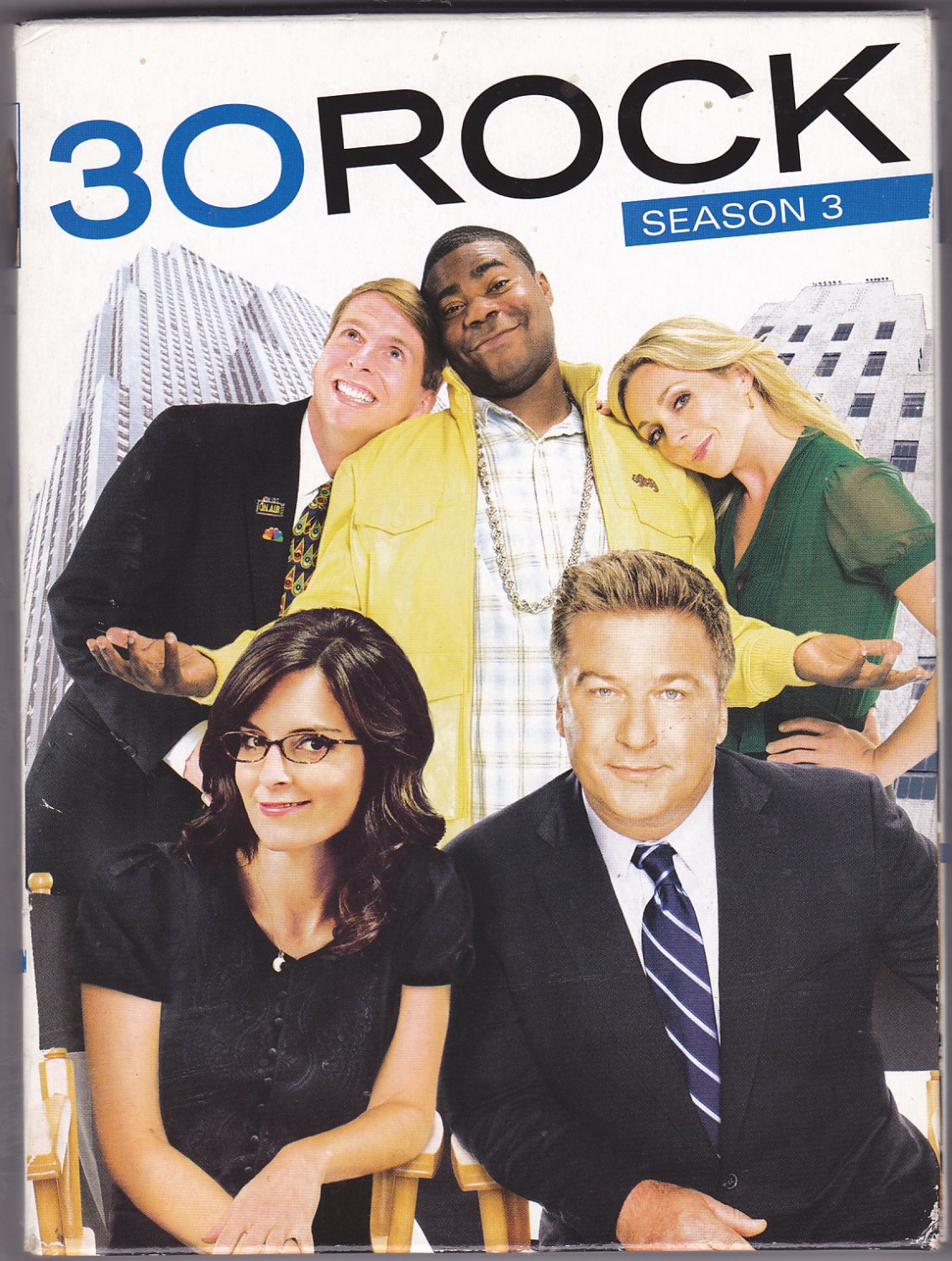 30 Rock - Complete 3rd Season DVD 2009, 3-Disc Set - Very Good