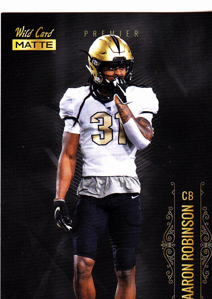 Aaron Robinson #MBC-53 - Giants 2021 Wild Card Rookie Football Trading Card