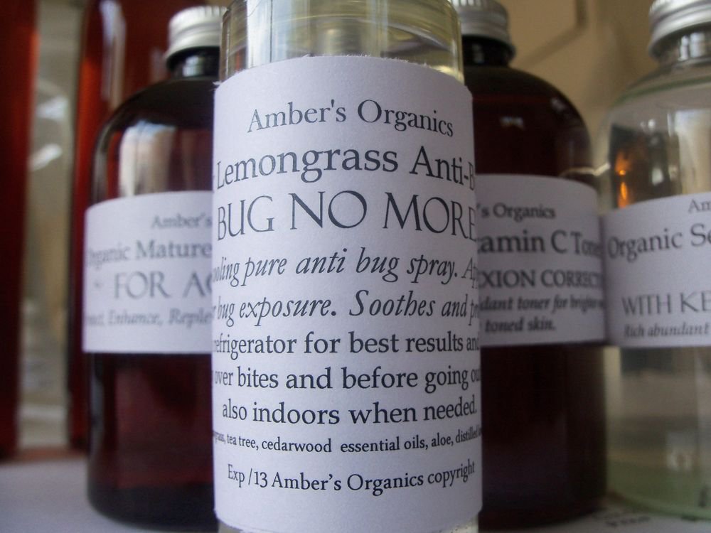 Organic Bug Be Gone! Lemongrass Anti-insect Spray.
