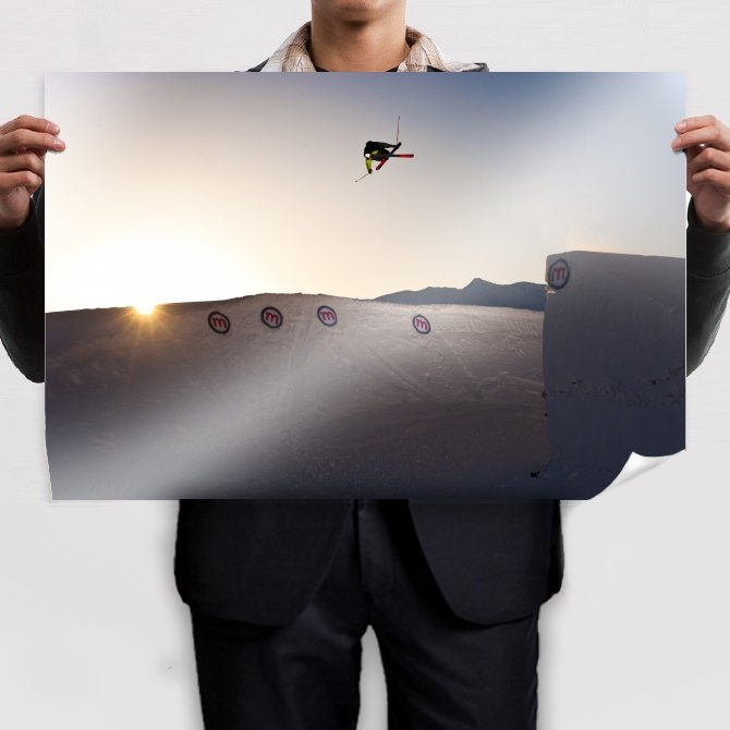 Gus Kenworthy Freeski Camp 36x24 inch print Poster