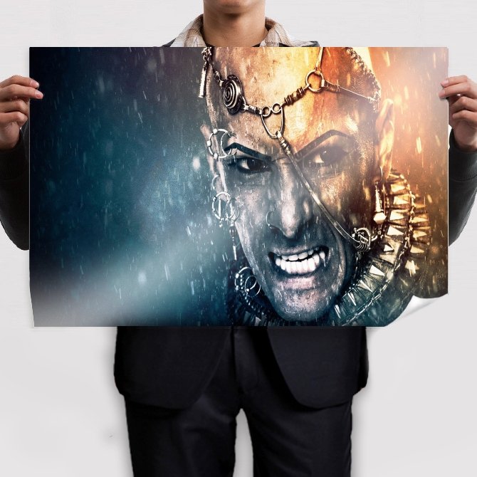 Xerxes From 300 Movie Poster 36x24 inch
