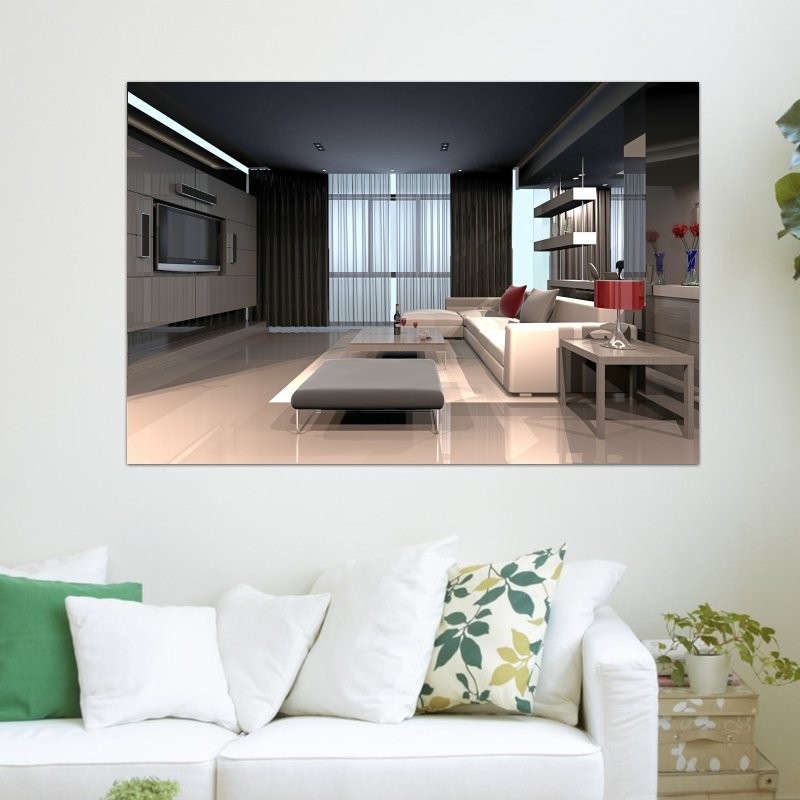Spectacular Living Room Design Poster 36x24 inch