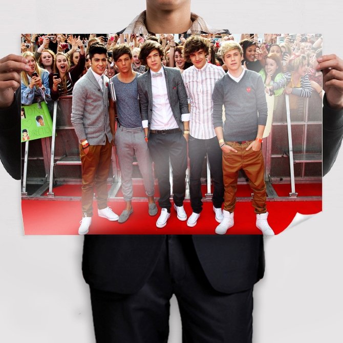 One Direction Red Carpet Poster 36x24 inch