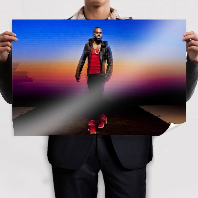 Jason Derulo Fan Art Poster 36x24 inch