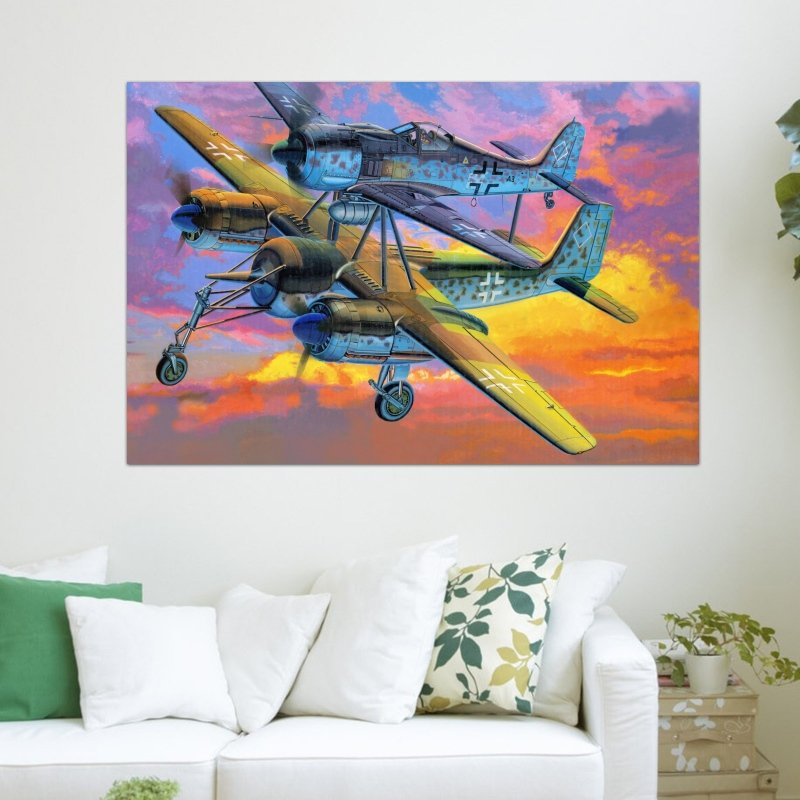 Focke Wulf Fw 190 Mistel Poster 36x24 inch Focke Wulf Fw 190 Mistel Poster 36x24 inch
