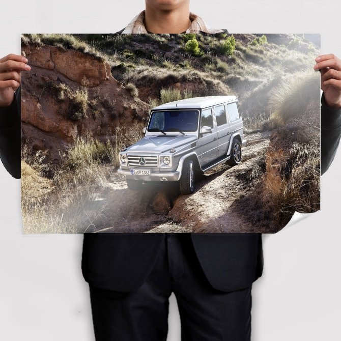 2013 Mercedes Benz G Class Off Road Poster 36x24 inch