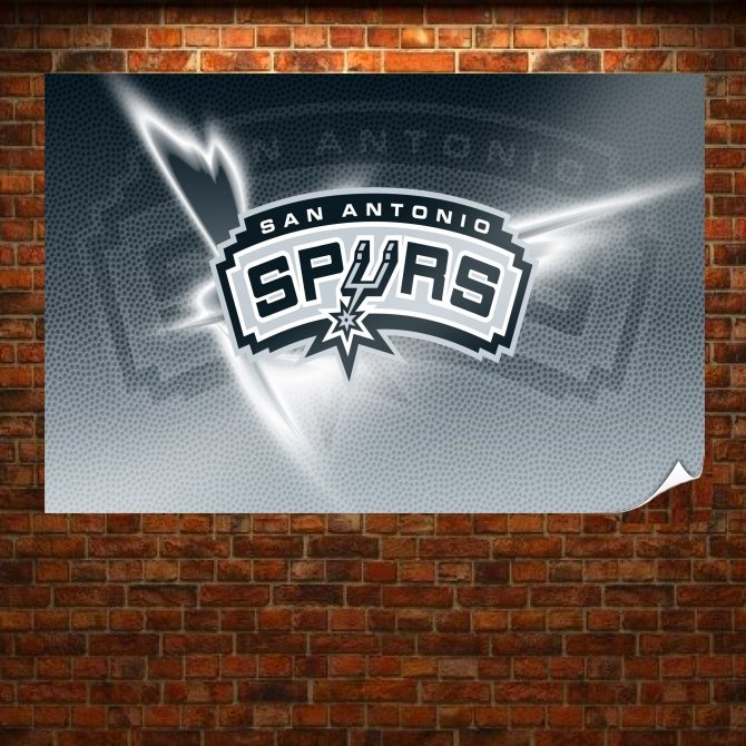 San Antonio Spurs Logo Poster 36x24 inch