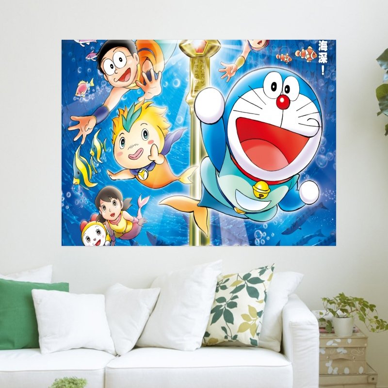 Doraemon Cartoon Wallpaper Poster 24x18 inch