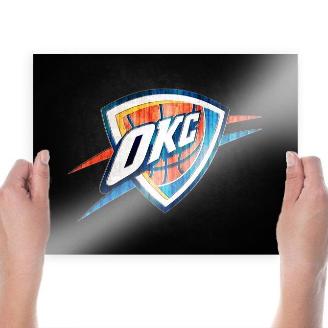 Okc Thunder Wallpaper Poster 24x18 inch