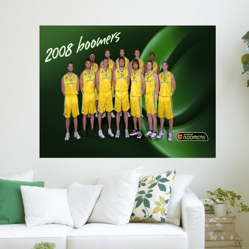 Boomers Basketball Poster 24x18 inch