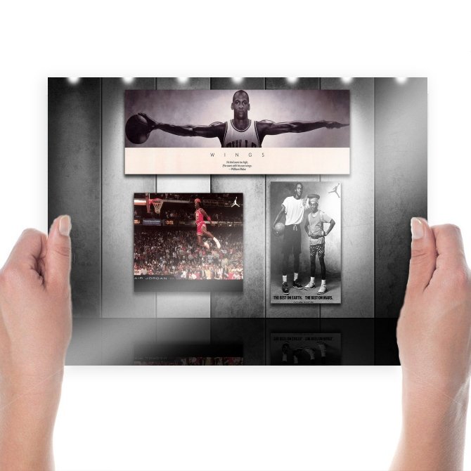 Michael Jordan Wings Poster 24x18 inch