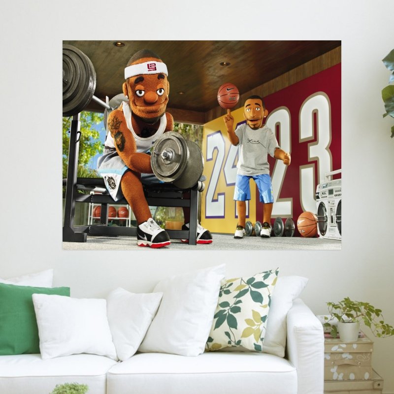 Nike Basketball Puppet Wallpaper Poster 24x18 inch