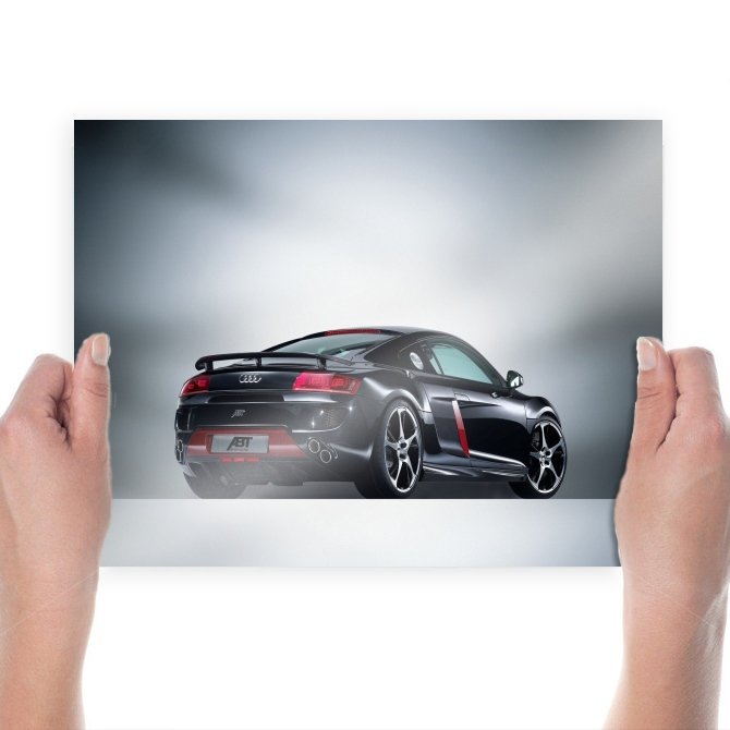 Audi R8 Widescreen Poster 24x18 inch