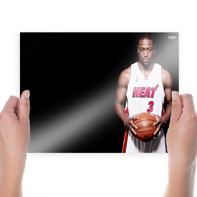 Dwyane Wade Wallpaper Poster 24x18 inch