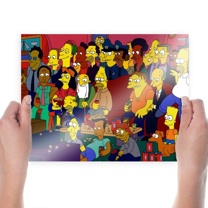 The Simpsons Poster 24x18 inch