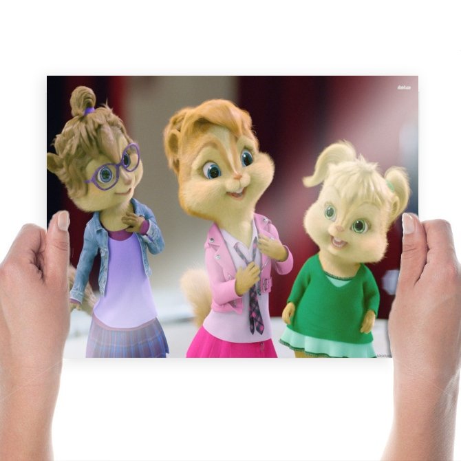 The Chipettes Poster 24x18 inch