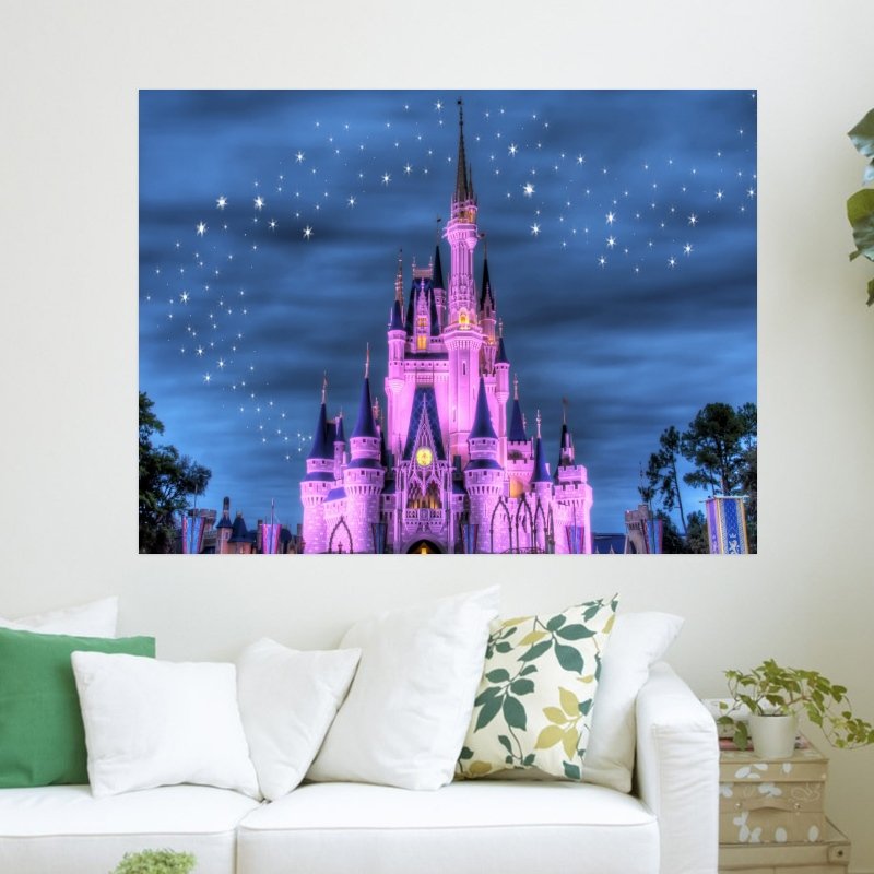 El Castillo De Disney Poster 24x18 inch