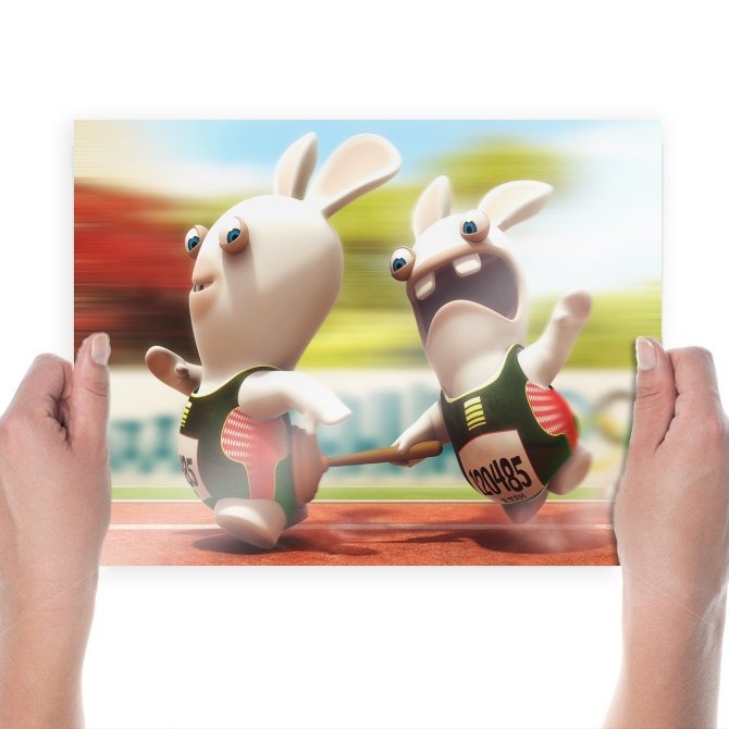 Rayman Raving Rabbids Poster 24x18 inch