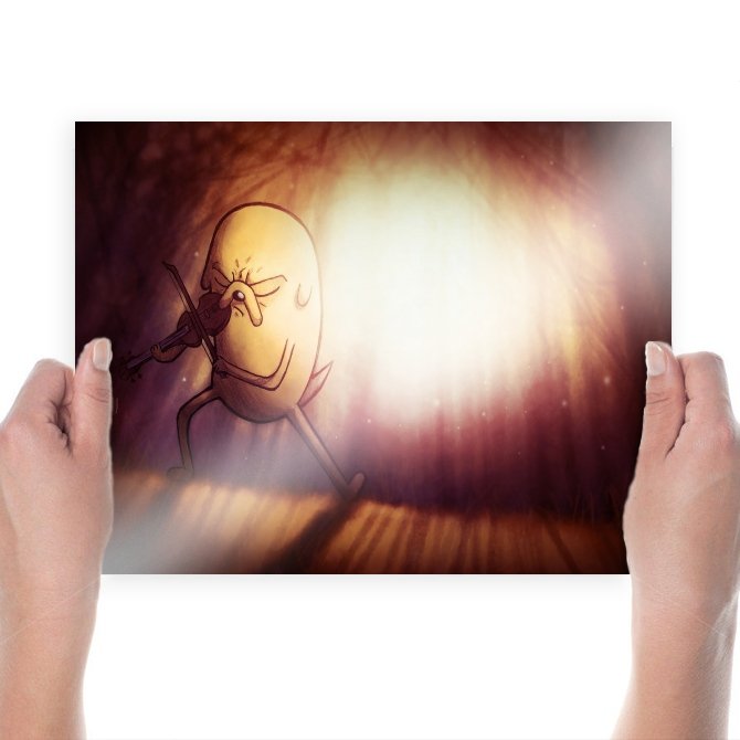 Jake Playing The Violin Poster 24x18 inch