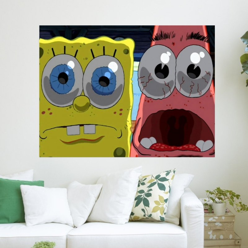 Spongebob And Patrick Poster 24x18 inch