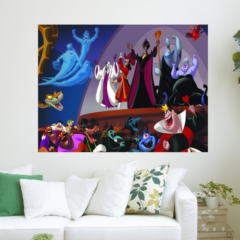 Disney Villains Poster 24x18 inch