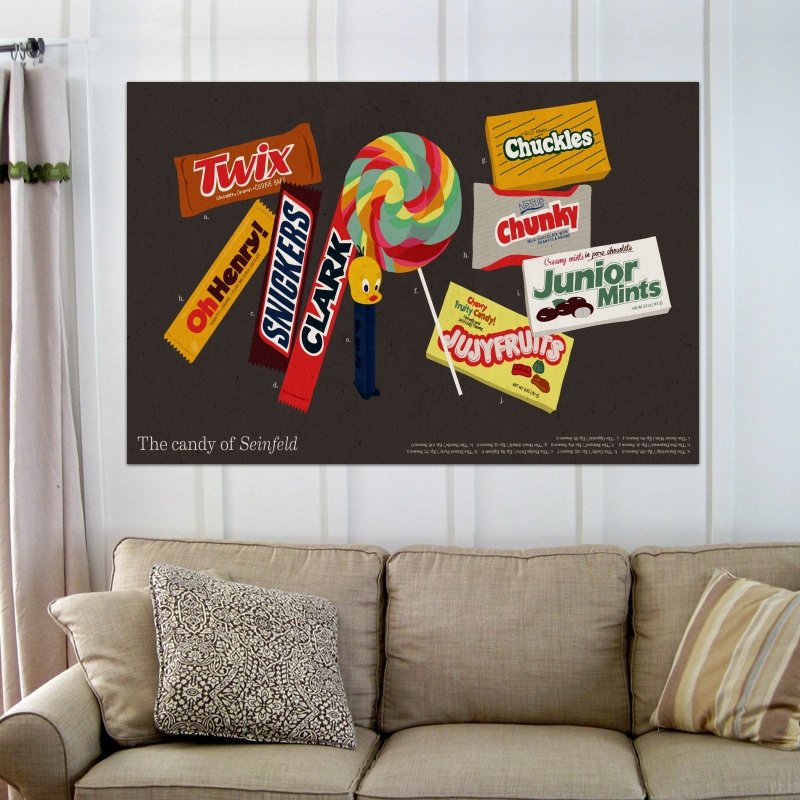 Seinfeld Candy Tv Movie Poster 36x24 inch