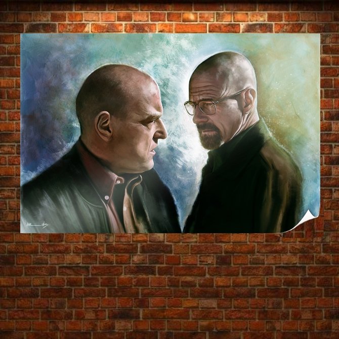 Breaking Bad Walter White Face Bryan Cranston Glasses Hank Schrader ...