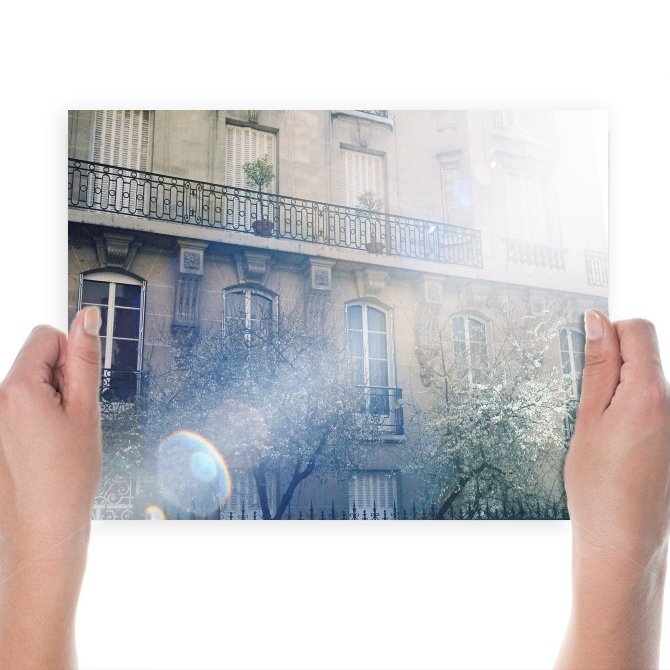 Sunlight Light Building Poster 24x18 inch