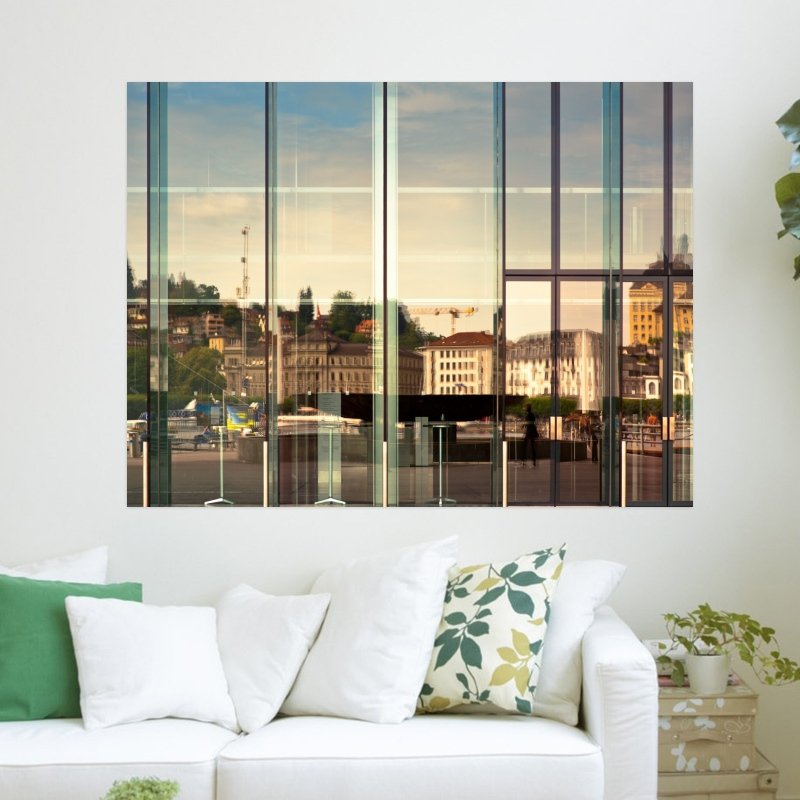 Reflection Windows Poster 24x18 inch