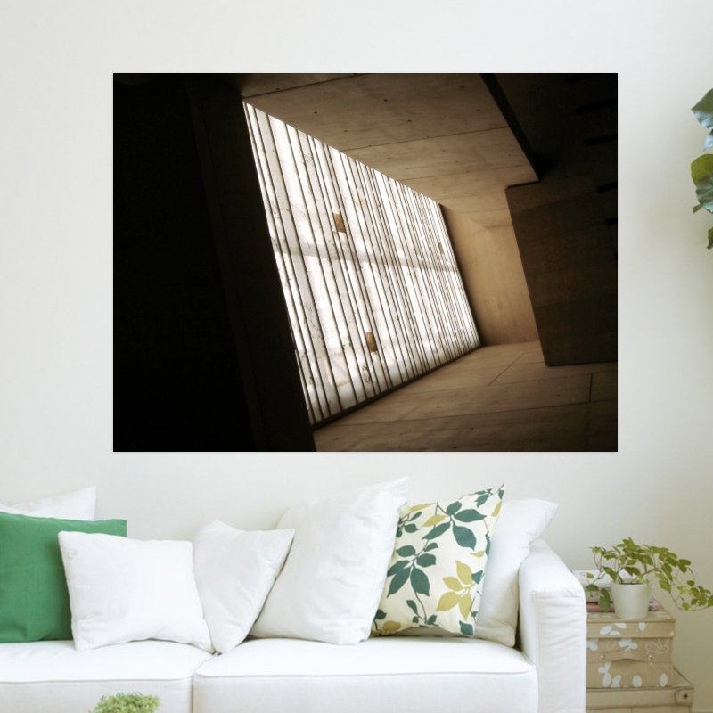 Wall Window Building Poster 24x18 inch