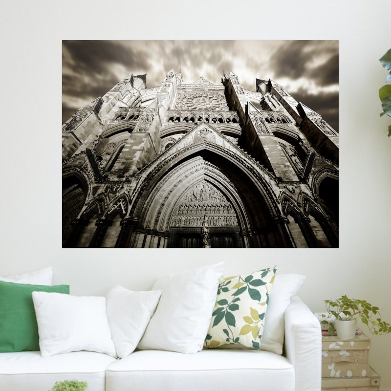 Church Building Cathedral Poster 24x18 inch