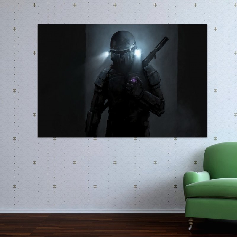 Star Wars Light Drawing Poster 36x24 inch