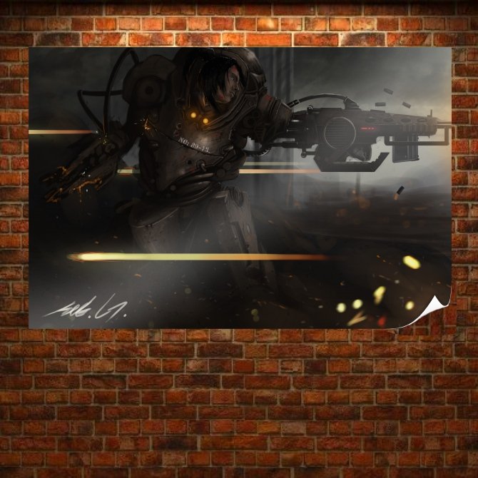 Mech Drawing Poster 36x24 inch