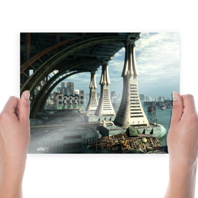 Future City Poster 24x18 inch