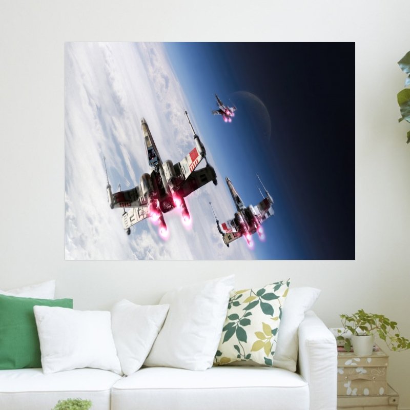 Star Wars Spaceships X Wing Poster 24x18 inch