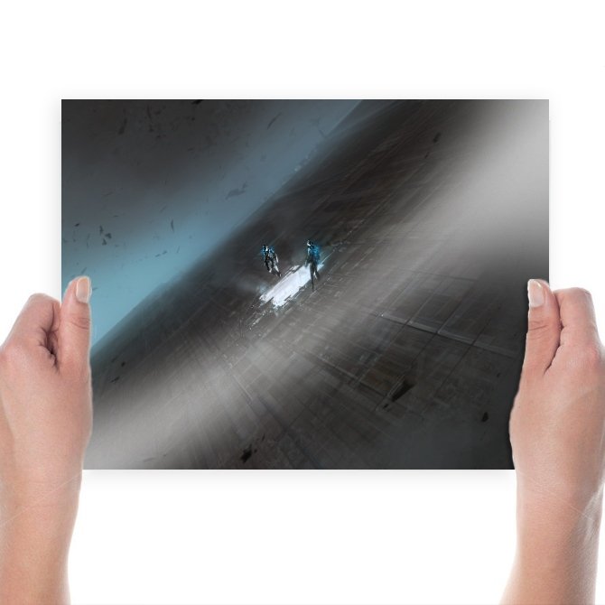 Future Hole Drawing Debris Poster 24x18 inch