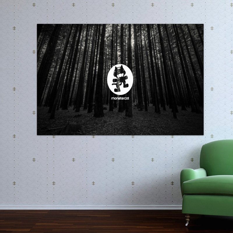 Monstercat Trees Tv Movie Art Poster 36x24 inch
