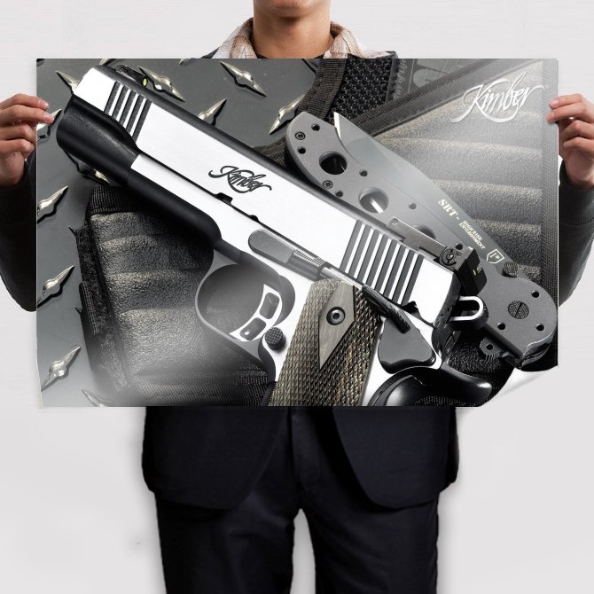 Kimber Handgun Knife Tv Movie Art Poster 36x24 inch