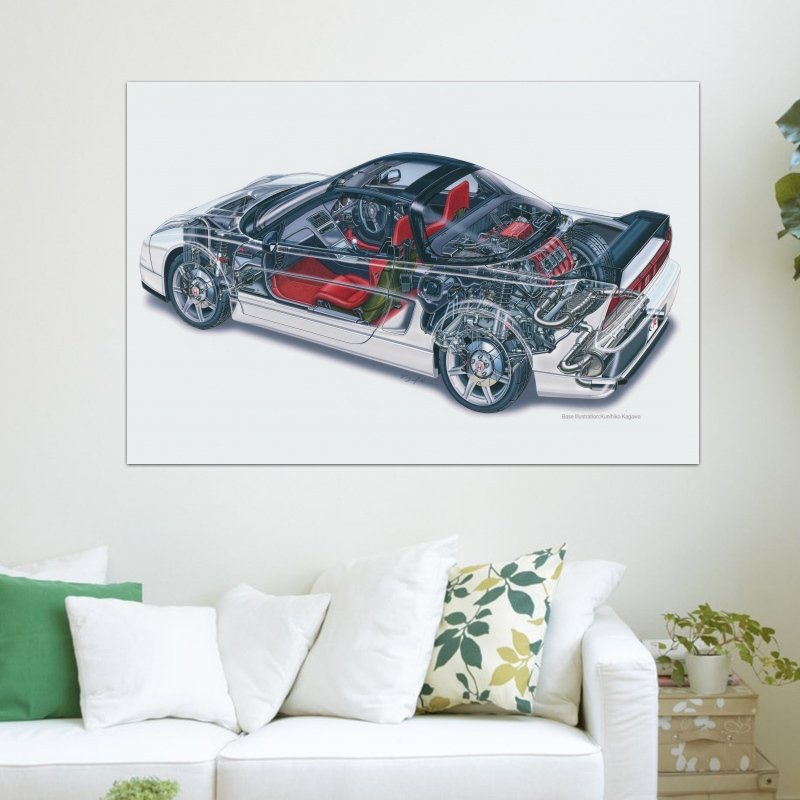Acura Nsx Honda Cutaway Tv Movie Art Poster 36x24 inch