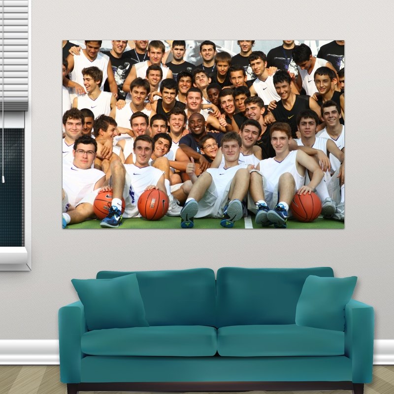 Kobe Bryant Streetball Fans Art Poster Print 36x24 inch