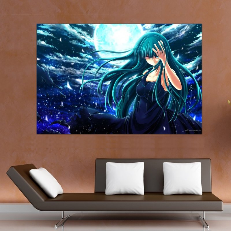 Anime Girl In Touhou Project Art Poster Print 36x24 inch