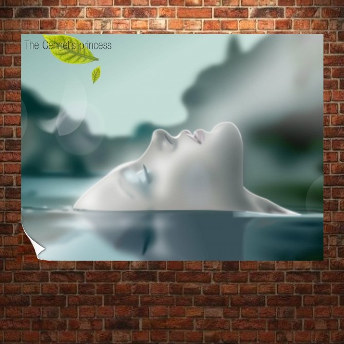 The Cennet S Princess Art Poster Print 32x24 inch