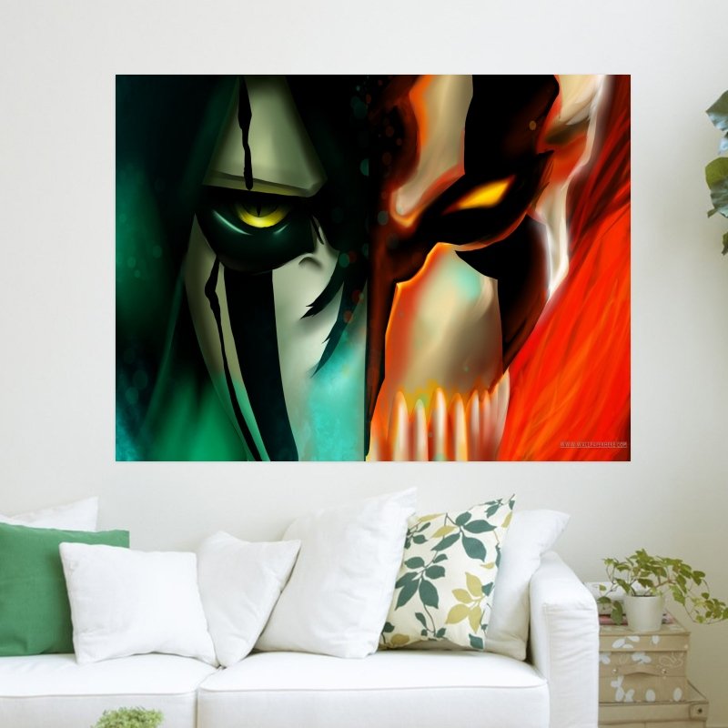 Bleach Mask Hd Art Poster Print 24x18 inch